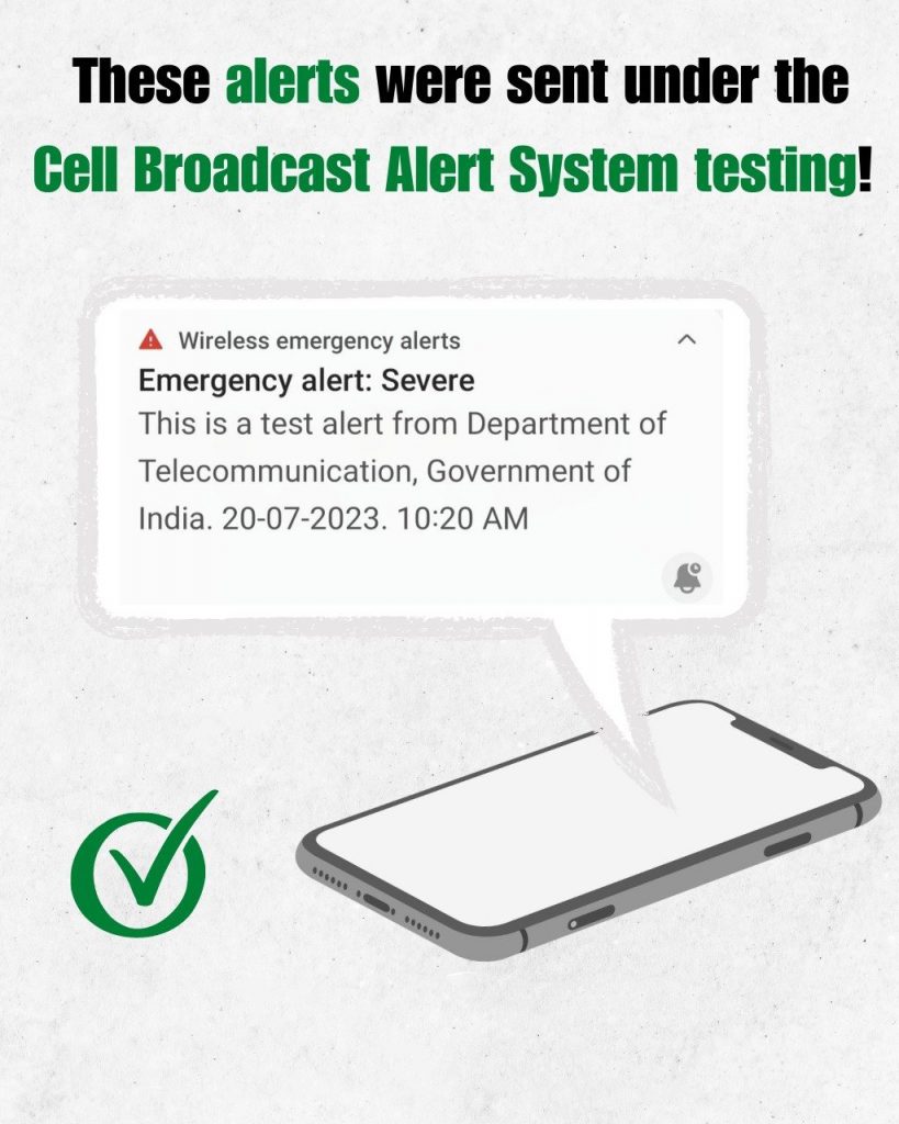 No need to panic – DoT to conduct Cell Broadcast Alert System testing ...